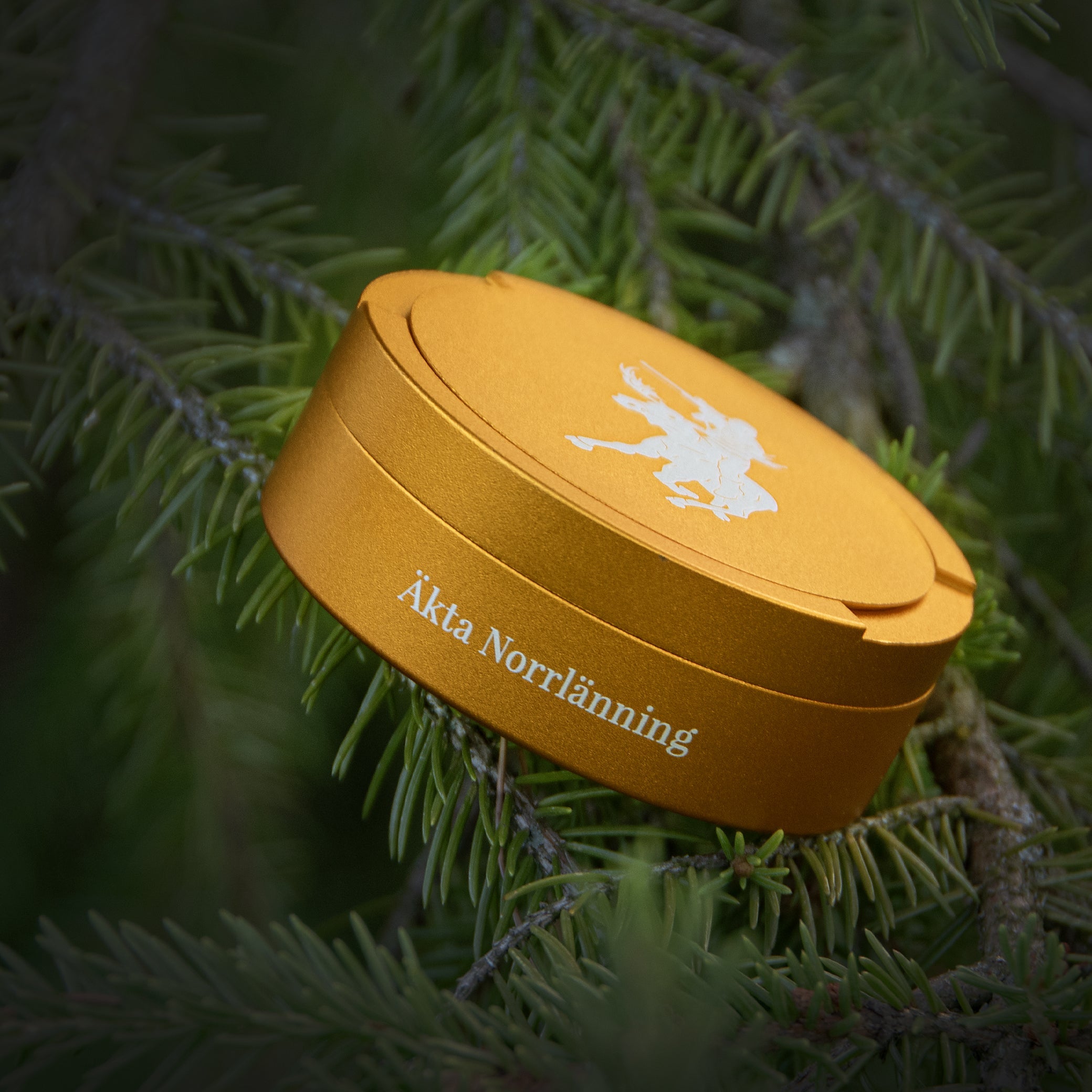 Äkta Norrlänning Snusdosa Aluminium Metall Limited Edition